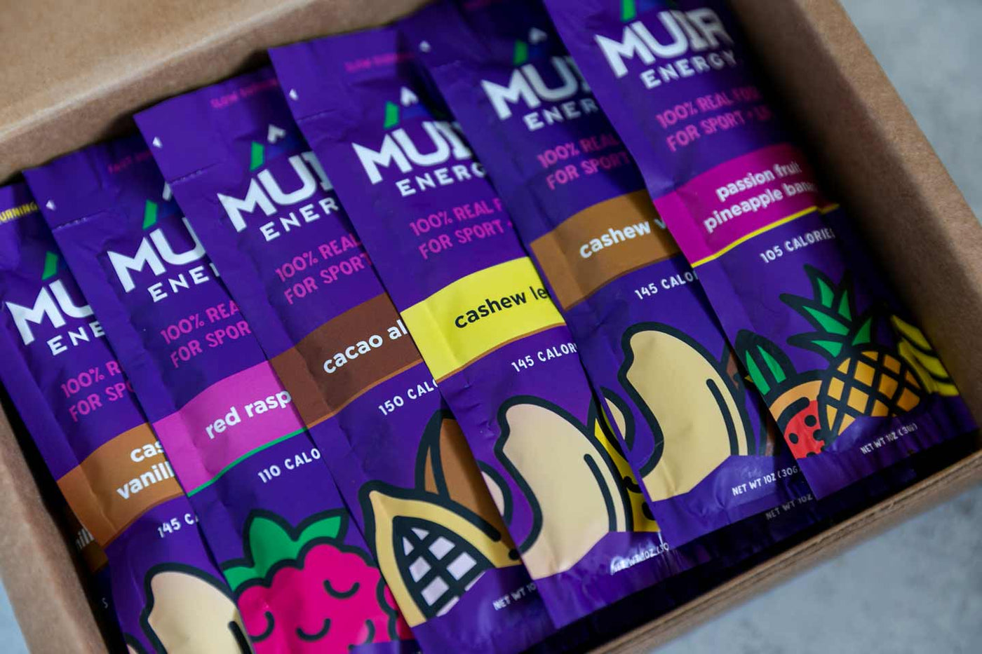 Organic Energy Gels For Running & Hydration Gels - MUIR Energy